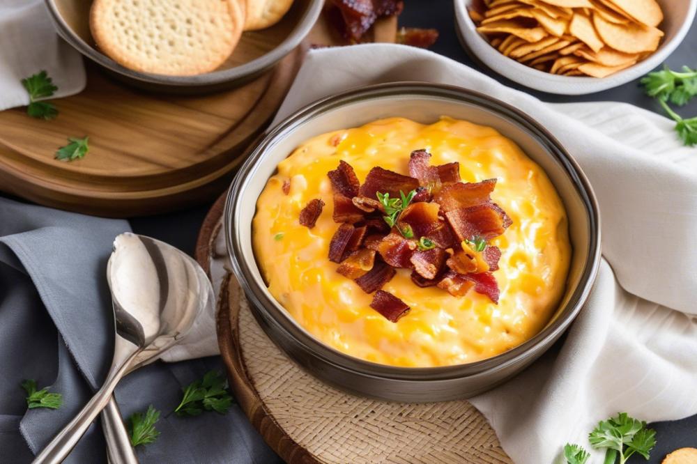 Cheddar And Maple Bacon Cheese Dip - Recipe bix