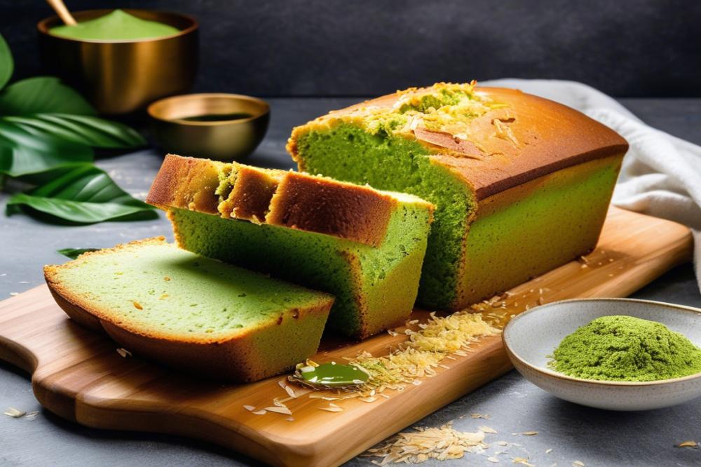 Coconut And Matcha Pound Cake - Recipe bix