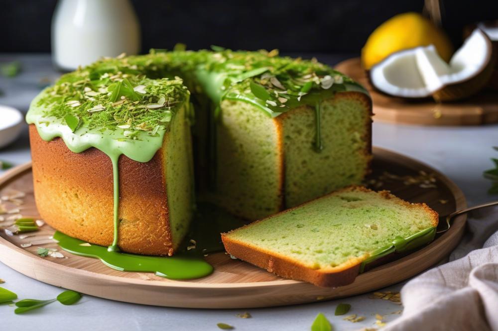 Coconut And Matcha Pound Cake - Recipe bix