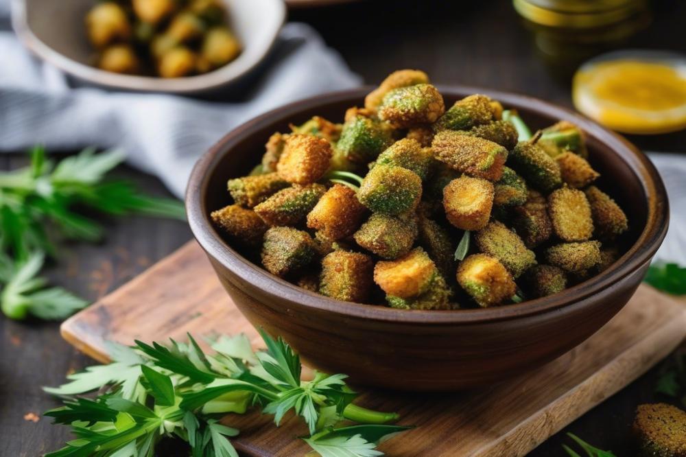 Crispy Fried Okra Recipe: Perfectly Seasoned Southern Delight - Recipe bix