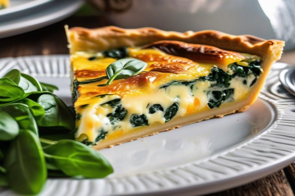 Delicious Cheese Spinach Quiche Recipe For Perfect Brunch - Recipe bix