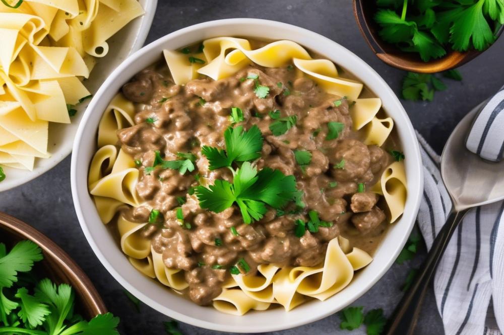 Delicious Ground Beef Stroganoff: Quick And Easy Recipe - Recipe bix