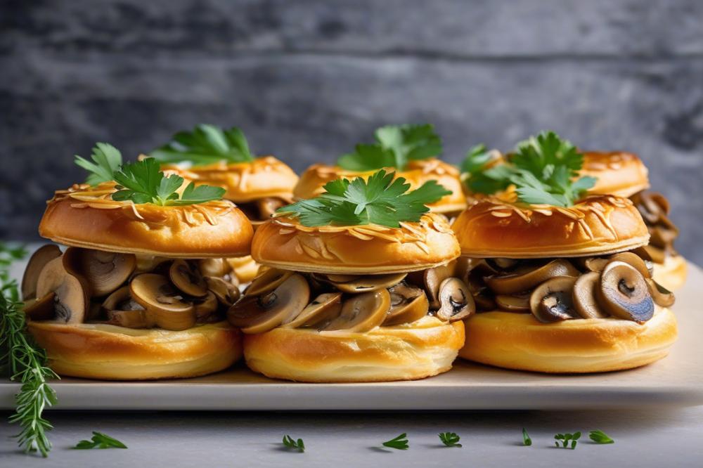 Delicious Mushroom Vol-Au-Vent Recipe: A Perfect Appetizer - Recipe bix