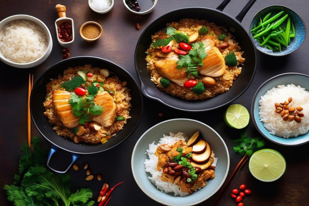 Delicious One-Pan Chestnut Chicken Rice Recipe For Easy Cooking ...