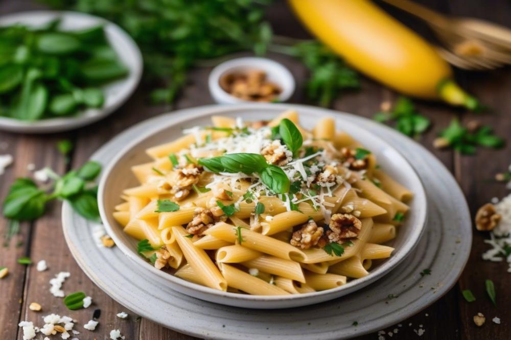 Delicious Pasta With Creamy Crushed Walnuts: A Quick Recipe - Recipe bix