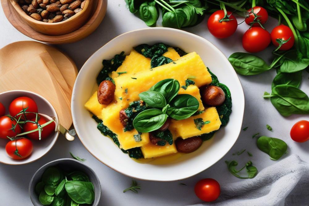 Delicious Polenta Casserole With Sausage And Spinach Recipe - Recipe bix