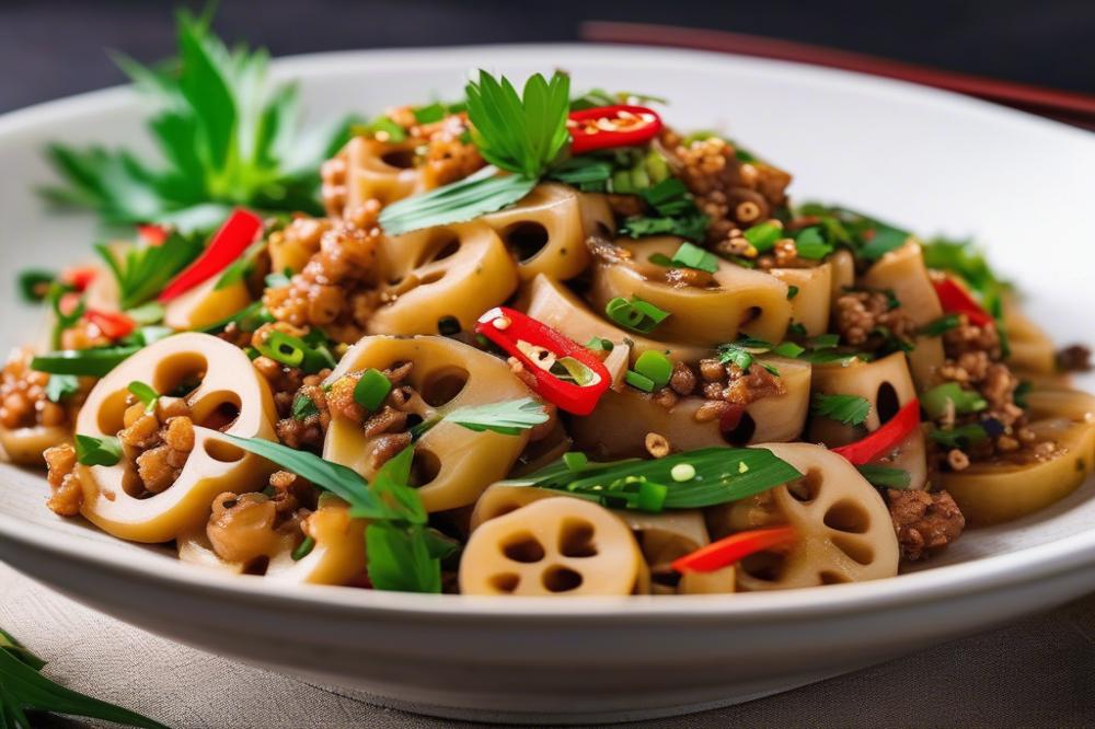 Delicious Stir-Fried Lotus Root With Minced Pork Recipe - Recipe bix