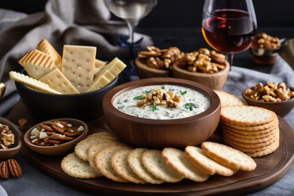 Gorgonzola And Walnut Cheese Dip For A Gourmet Experience - Recipe bix