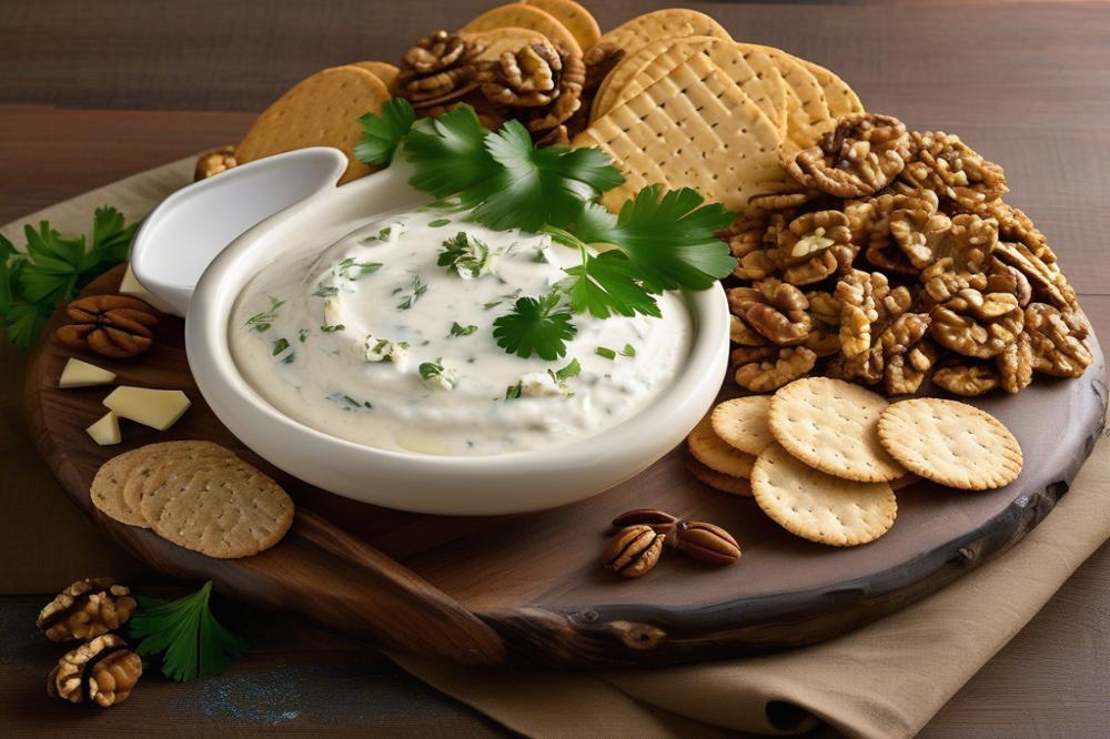 Gorgonzola And Walnut Cheese Dip For A Gourmet Experience - Recipe bix