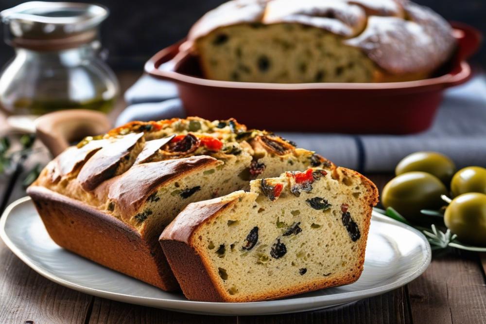 How To Make Olive And Sundried Tomato Loaf Bread - Recipe bix