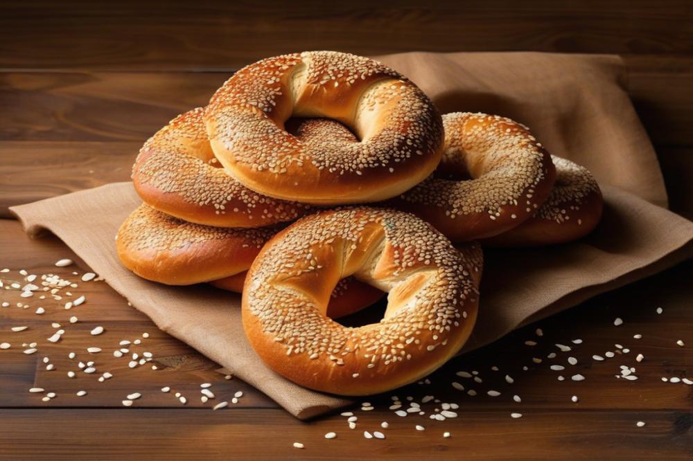 How To Make Turkish Simit Bread With Sesame - Recipe bix