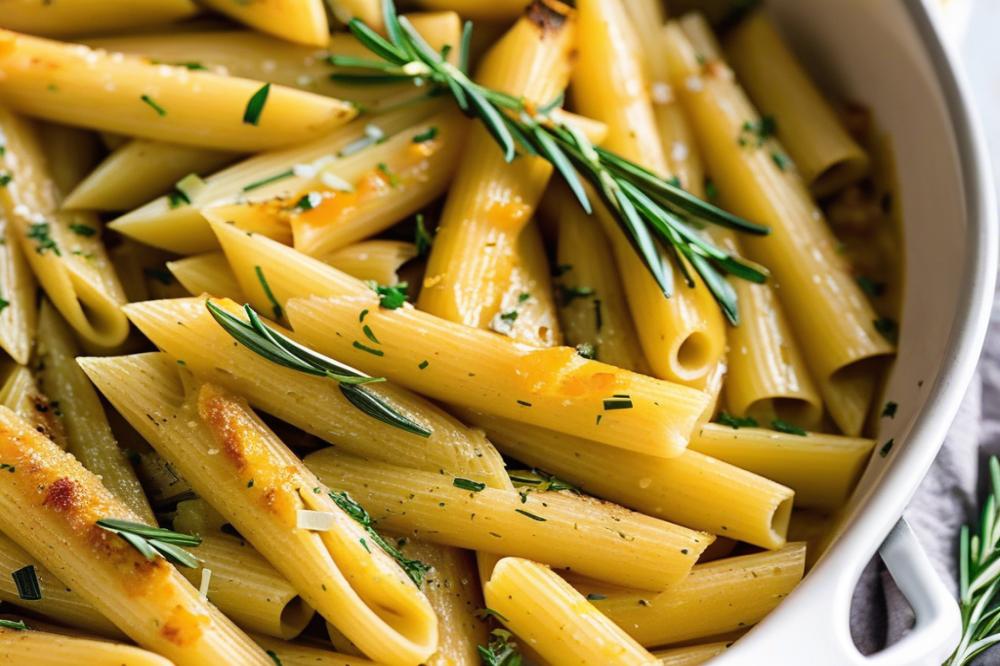 Lemon Rosemary Sauce Baked Penne Pasta: A Flavorful Recipe - Recipe bix