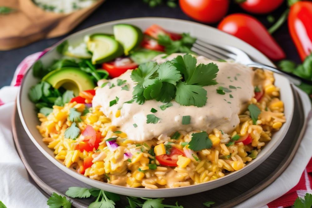 One-Pot Queso Chicken And Rice: Easy, Delicious, And Quick! - Recipe bix