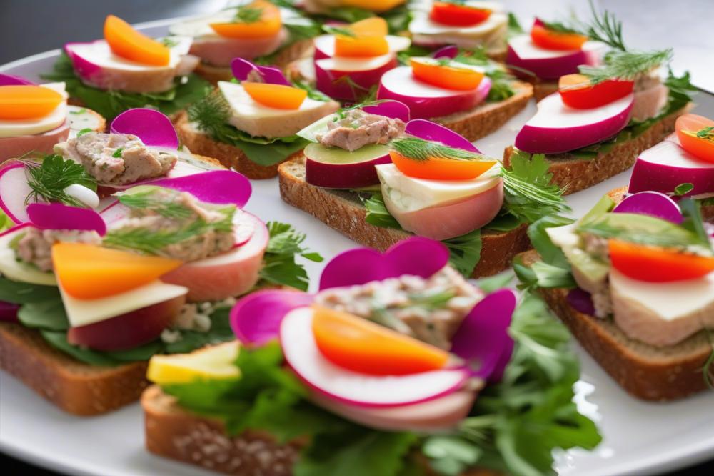Open-Faced Sandwiches With Herrgård And Tuna - Recipe bix