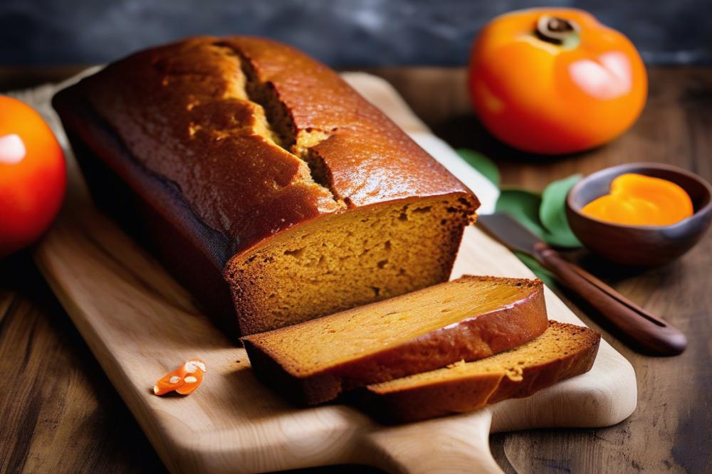 Persimmon And Gingerbread Loaf - Recipe bix