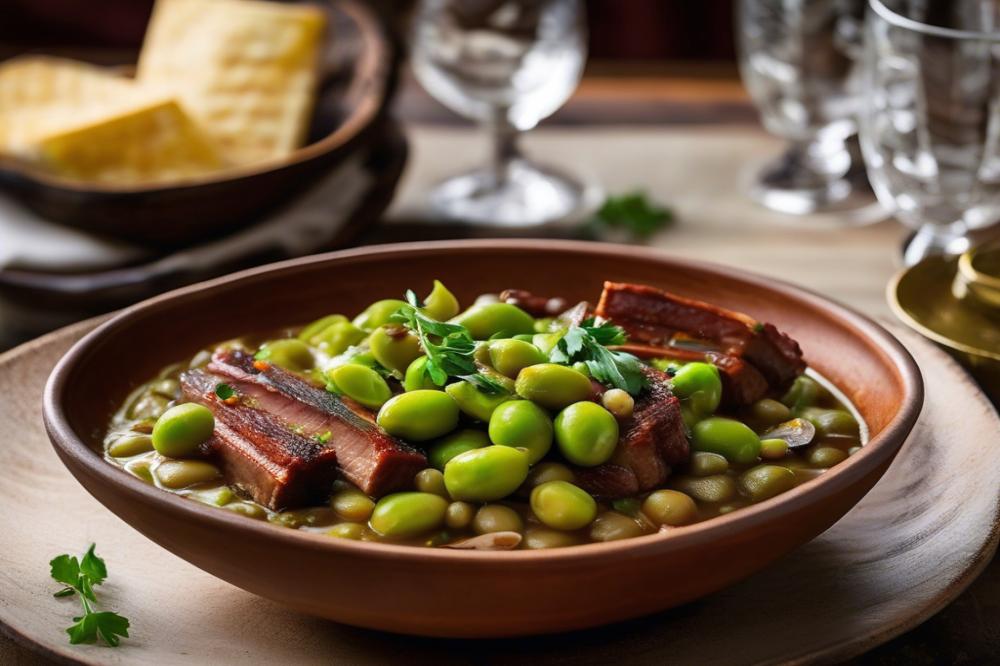 The Traditional Recipe For Favas Com Entrecosto Fava Beans With Ribs ...