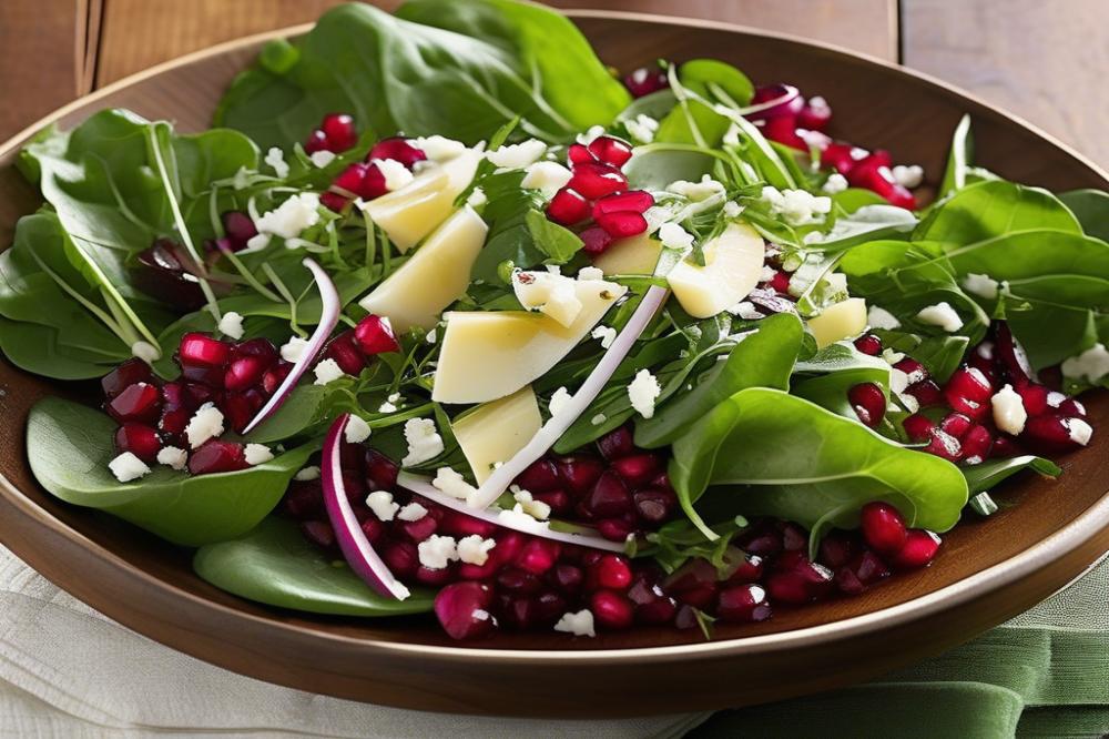 Vibrant Salad With Västerbottensost And Pomegranate Seeds - Recipe bix